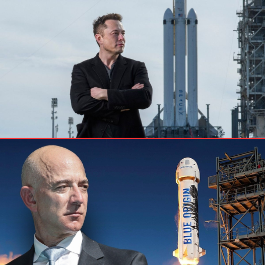 SPACEX'S BILLION-DOLLAR MOON CONTRACT CUT FOR BLUE ORIGIN: Elon Musk ...