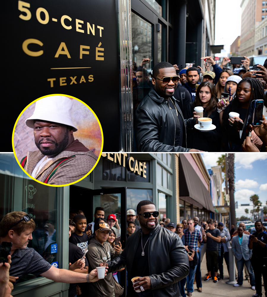 50 Cent Sh0cks Fans by Opening “50-CENT CAFÉ” in Texas — And Donating ...