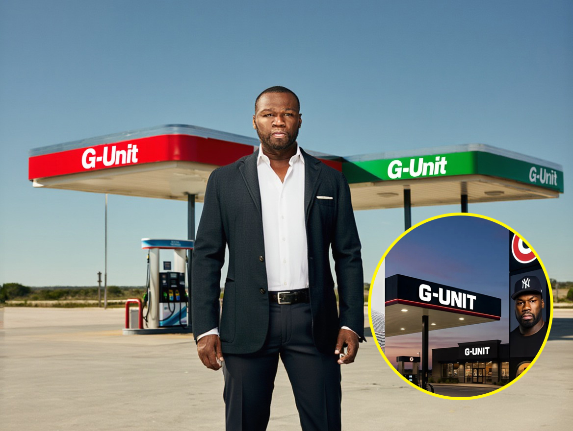 50 Cent Makes Headlines With Stunning Grand Opening of His Texas Gas ...