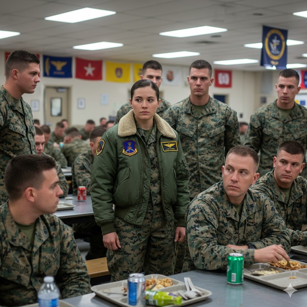 He M.o.c.ked a ‘Simple Woman’ in a Flight Jacket — Her Two Words Made ...