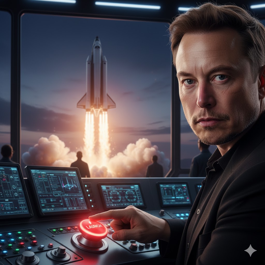 1 Minute Ago: Elon Musk Launches Secret Rocket Carrying A Tesla ...