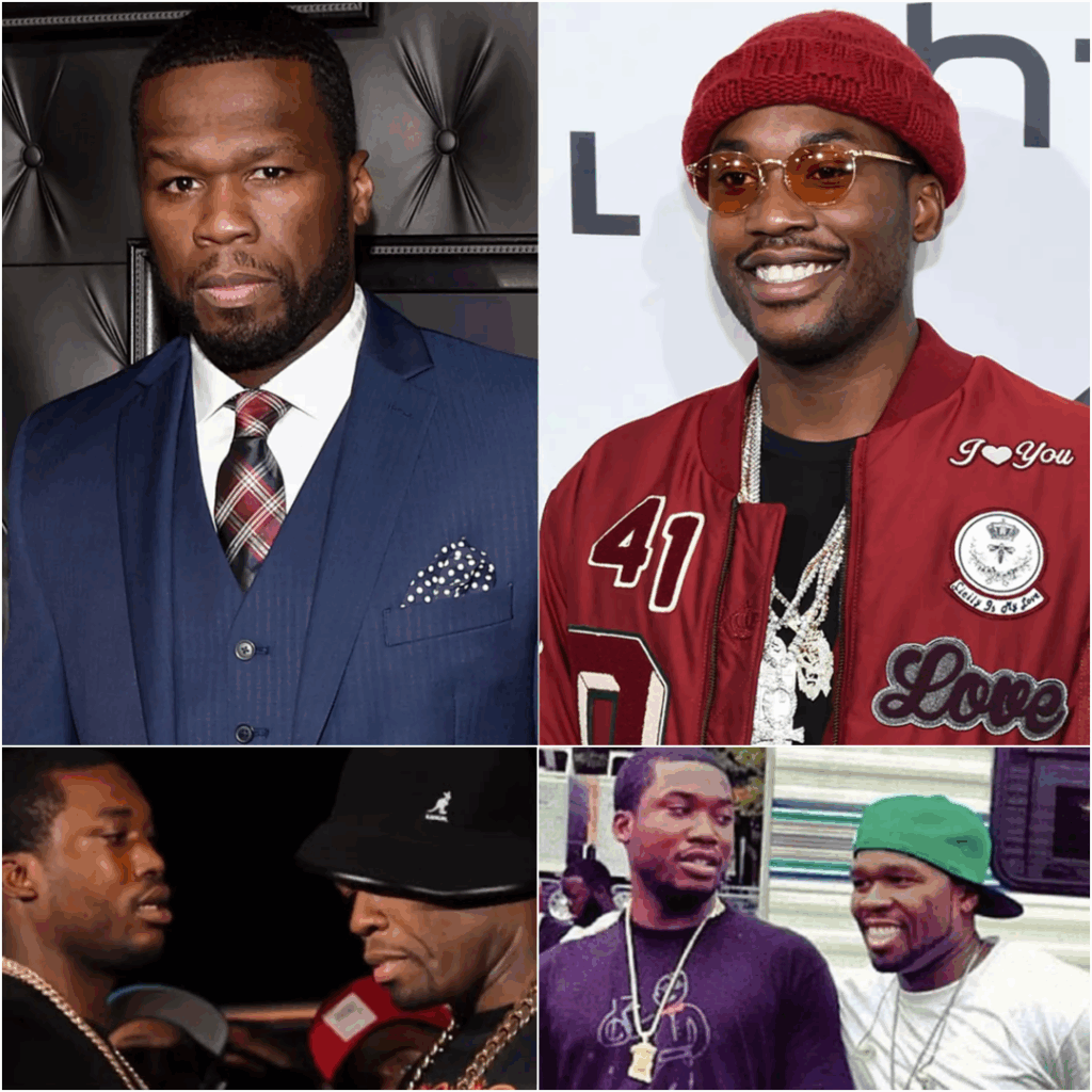 ⚡ HISTORIC STRIKE! 50 Cent just got “taken down” by Meek Mill on social ...
