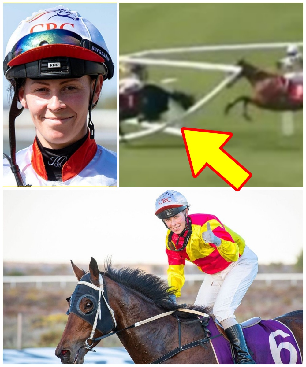 Seconds After Crossing The Finish Line, Disaster Strikes As Jockey ...